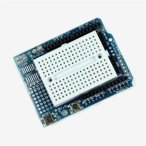 Arduino Uno Prototype Shield With Mini Breadboard Syb 170 Proto Shied