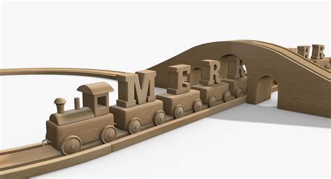 나무 기차 3d 모델 79 3ds Obj C4d Free3d