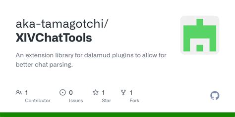 GitHub Aka Tamagotchi XIVChatTools An Extension Library For Dalamud Plugins To Allow For