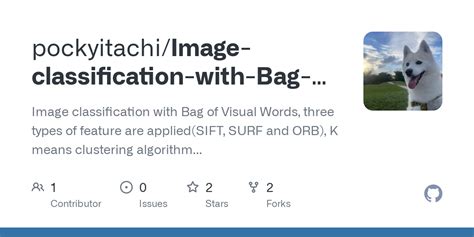 github pockyitachi image classification with bag of visual word