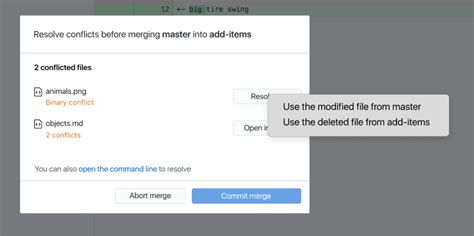Display Manual Conflict Resolution Options In App Issue Desktop Desktop GitHub