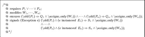Figure 21 From A Translator From Bml Annotated Java Bytecode To