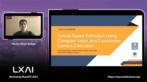 vehicle speed estimation using computer vision and evolutionary camera