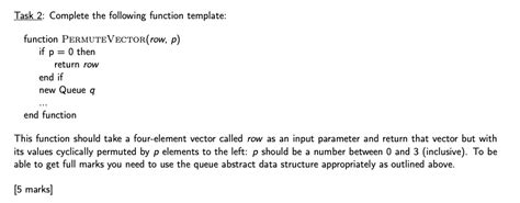 Solved Cyclic Permutation Of Row Vectors Consider The Chegg