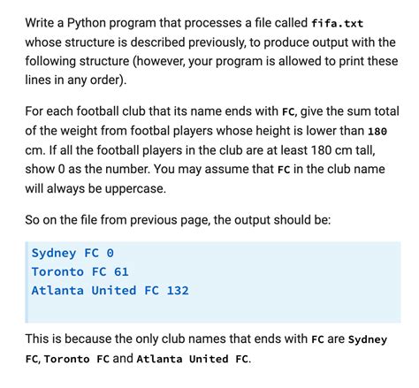 Solved Write A Python Program That Processes A File Called Chegg