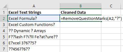Remove Question Marks From Text In Excel 5 Easy Ways