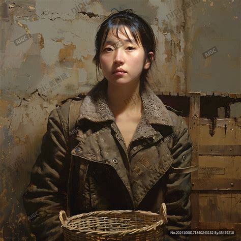 Ai创作图人像写生 村妇村姑 村姑村妇 山村少女 渔农少女 村姑 村姑形象 农家少女 超写实主义 提篮子的女孩 留守妇女 跨篮子女孩 山村姑娘 背篓少女 背竹筐的女孩 昵图网