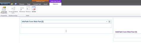 How To Edit Infopath Form Web Part Embedded Into A Page When There Is