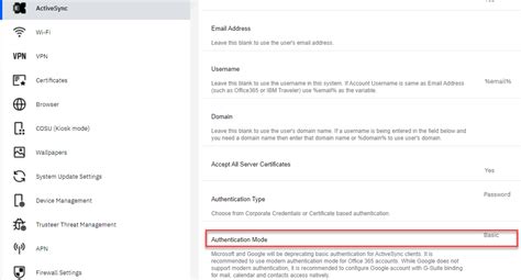 Setting Up Modern Authentication For Maas360 Part1 Mail Access
