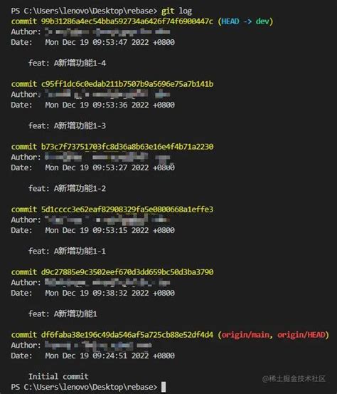 修复使用git Rebase导致提交记录时间线乱序问题rebase Git Rebase Git Pull Reba 掘金