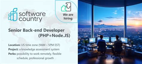 developer php and vacancy hiring softwaredeveloper software country