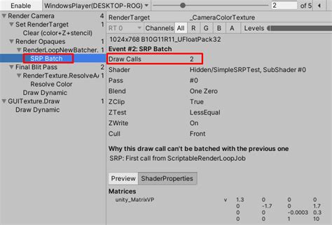 Srp Batcher Not Working On Android For Custom Shader With Urp Unity