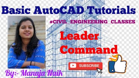 How To Use Leader Command In Autocad YouTube