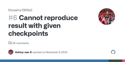 Cannot Reproduce Result With Given Checkpoints Issue Ehzoahis Dered Github