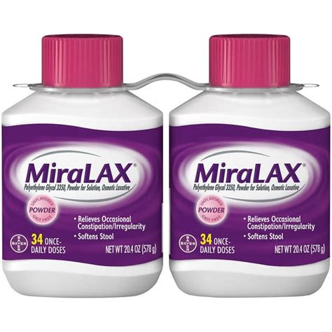Miralax Laxatives In Digestive Health