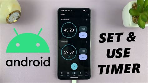 How To Set & Use Timer On Android (Google Pixel) - YouTube