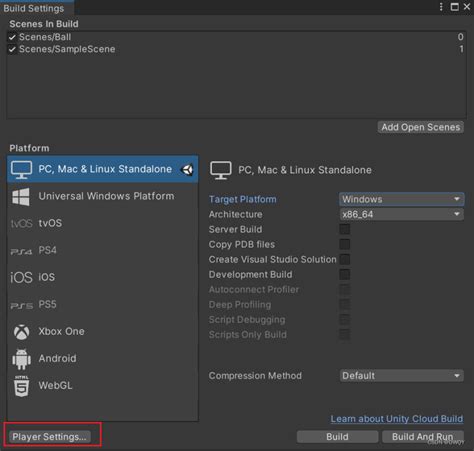 Unity学习——平台发布过程windowsunity Windows Build Csdn博客