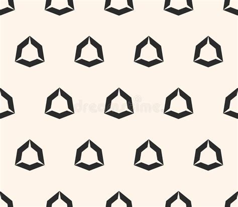 Seamless Pattern With Hollow Diamond Shapes For Decor Fabric Textile Wrapping Web Stock