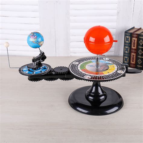 志诚初高中学生用三球仪地球运动仪天文模拟太阳地球月球运行带灯三球仪模型地理教学仪器益智早教儿童礼物 虎窝淘