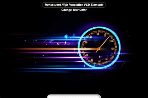 Premium Psd Speedometer Speed Car Auto Dashboard Design Speed Meter Abstract Technology