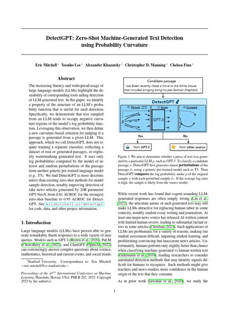 Zero Shot Machine Generated Text Detection Pdf Receiver Operating