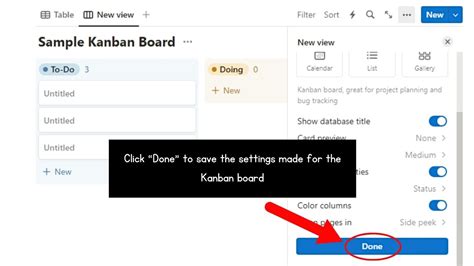how to create a kanban board in notion 9 easy steps