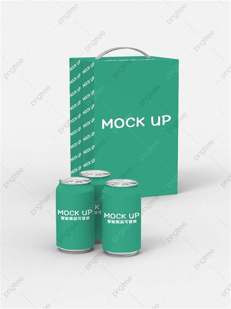 오리지널 모델 깡통 캔 음료 포장 박스 템플릿 Psd 다운로드 디자인 자료 다운로드
