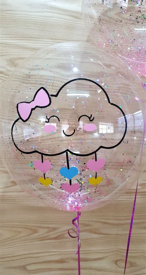 Burbuja Lluvia De Amor Globos Personalizados Decoracion Con Globos
