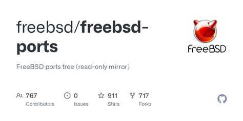 GitHub Freebsd Freebsd Ports FreeBSD Ports Tree Read Only Mirror