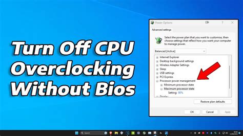 How To Turn Off CPU Overclocking In Minute Without BIOS YouTube