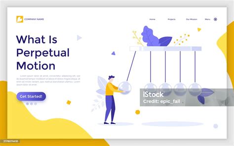 뉴턴의 요람 또는 진자를 흔들리는 구체와 함께 사용하는 사람 영구 운동 기계 운동 에너지 운동량 보존의 개념 현대 평면 벡터 일러스트 레이 션 배너 포스터 개념에 대한 스톡