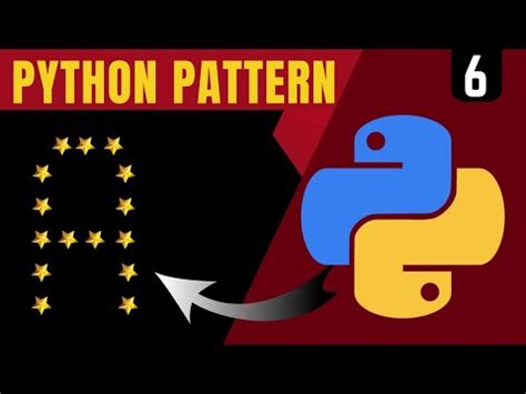 Python Star Pattern Tutorial | Create an 'A' Shape Using Stars in ...