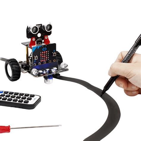 Kit Robot Masina Smart Pentru Placa Microbit V2v15 Yahboom