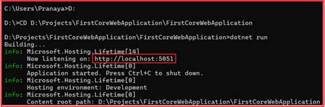 kestrel web server in asp core application dot net tutorials