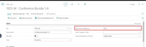 How To Setup Alternative Unit Of Measure In Business Central CloudFronts