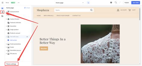 Step 3 Getting Started With The Theme Editor Shoplazza Help Center