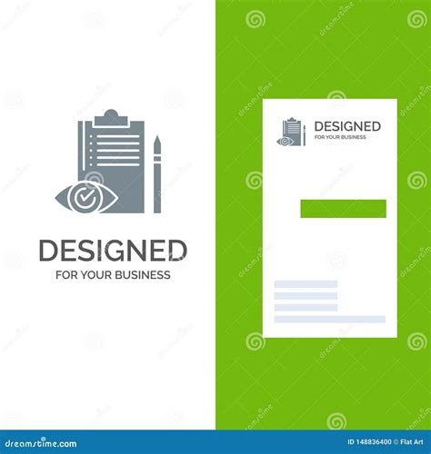 Quality Control Backlog Checklist Control Plan Grey Logo Design And Business Card Template
