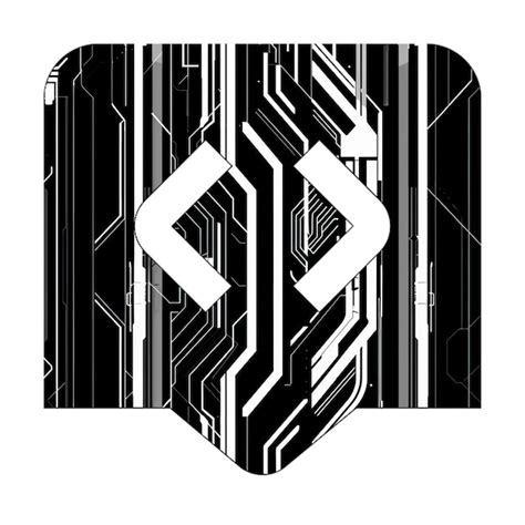 Premium Photo Photo Icons Message Code Icon Black White Technology