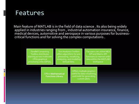 Introduction To MATLAB PPT Introduction To MATLAB PPT