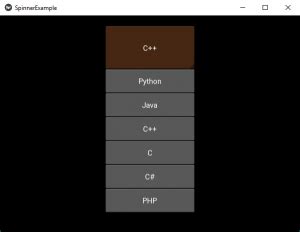 Python Spinner Widget In Kivy GeeksforGeeks