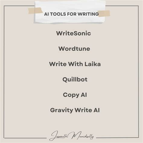 Jaswanthi Mamidisetty On Linkedin Aitools2023 Writing Chatgpt