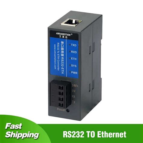 Rs232 To Ethernet Port Serial Server Modbus Gateway Rtu To Tcp Protocol
