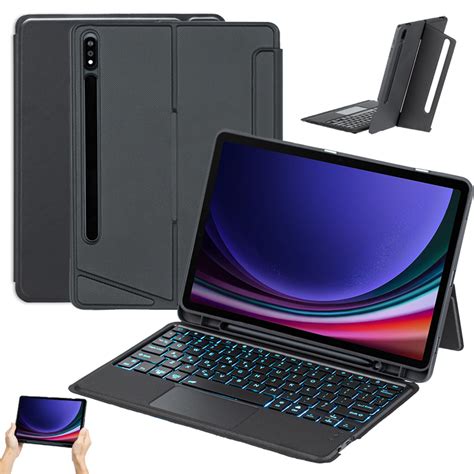 Touchpad Backlight Magic Keyboard Case For Samsung Galaxy Tab S9 Fe
