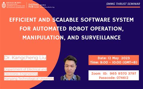 efficient and scalable software system for automated robot operation