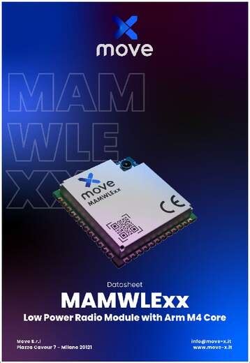 mamwle 10 datasheet move xs mamwlexx is a low power lorawan radio