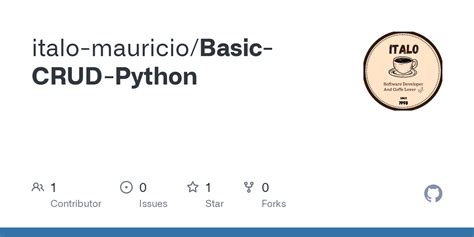 Github Italo Mauriciobasic Crud Python