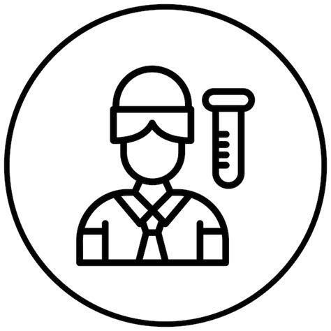 Premium Vector Scientist Icon