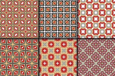 기하학적 인 도형의 주기적 패턴의 집합입니다 원활한 벡터 일러스트입니다 인테리어 디자인 벽지 인쇄 섬유 산업 스크랩북 종이 대 한 0명에 대한 스톡 벡터 아트 및 기타