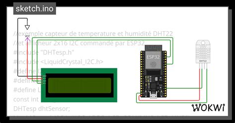 Temperature Sensor Copy Wokwi ESP STM Arduino Simulator