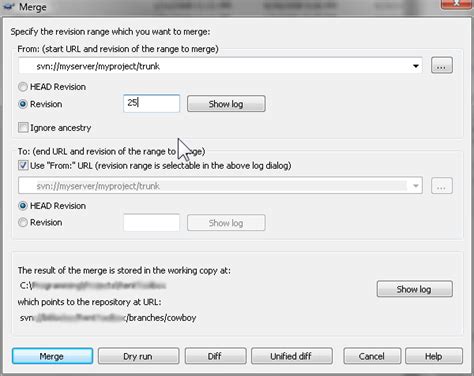 How To SVN Merge With TortoiseSVN Bit Armory Blog